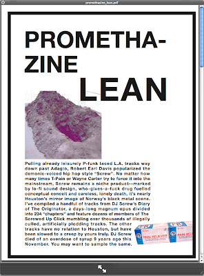 FREE OVERTTONE 1: mix 1: promethazine lean