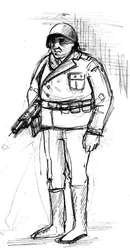 Seven Minutes in the Warsaw Ghetto: Them Nazis... (Concept drawings of ...