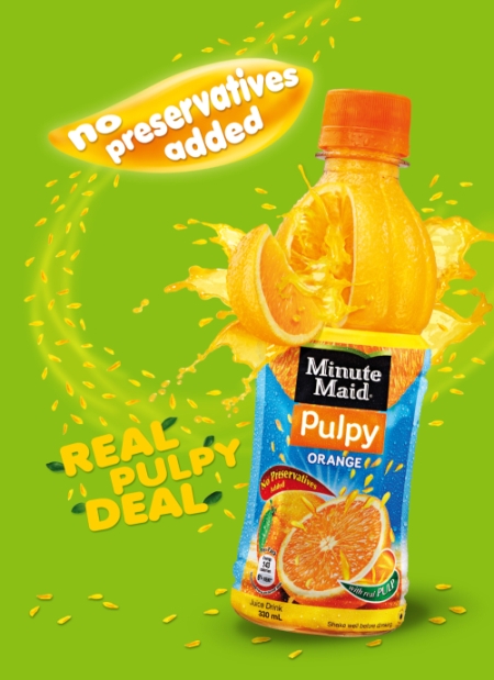 LaRuY LaRuY SiNtA: miNuTe mAiD PuLpy OrAnGe: rEaL pULpy dEaL