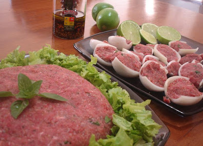 Entre Receitas: Quibe cru