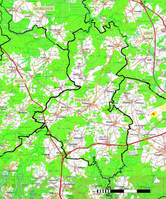 L'Opération de Développement Rural de Paliseul: Carte de la commune