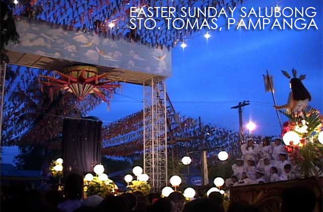 Pampanga: Easter Sunday salubong, pusu-puso and sagalas of Santo Tomas ...