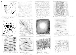 Karen's Art Blog: Using texture