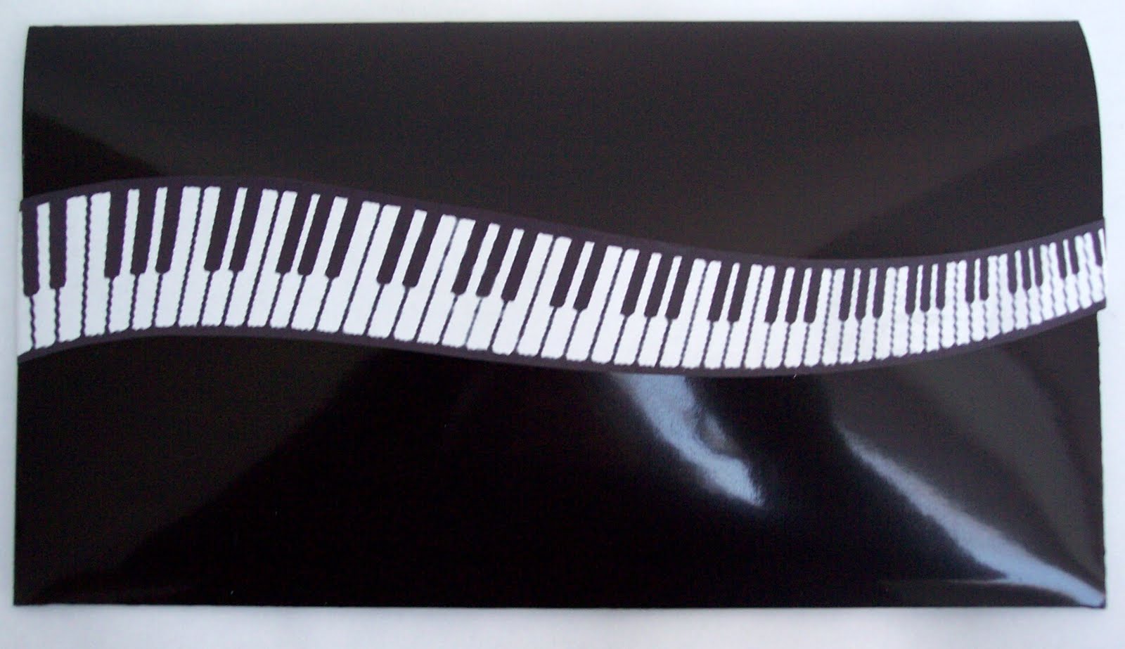 Designs by Ginny: Piano Keys, Musical Notes create unique birthday card