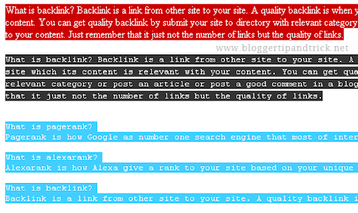 Blogger tips 2013: How To Change Colors of Selected/Highlighted Texts