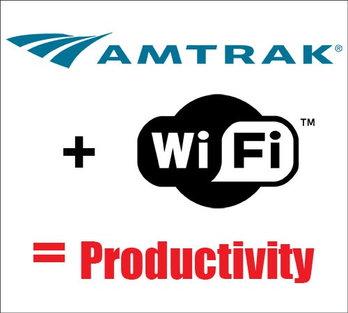 The Traveling Tripod: Wireless Internet is now free on Amtrak.