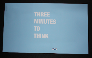 Jane's FMP: 3 minute warning booklet - 3 minutes to think new cover ideas