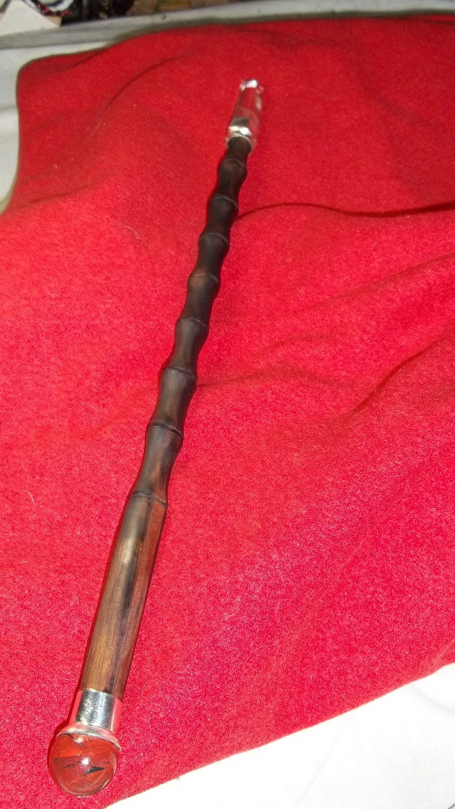 Infinita Crystals: Ironwood Wand with Fire Jasper sphere and Clear ...