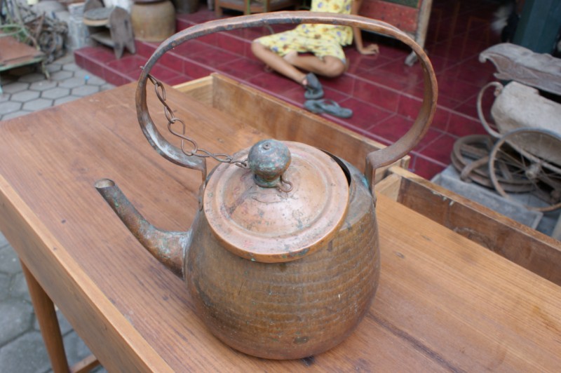 Barang Antik - Ceret Tembaga Antik | Antique Copper Teapot (TERJUAL)
