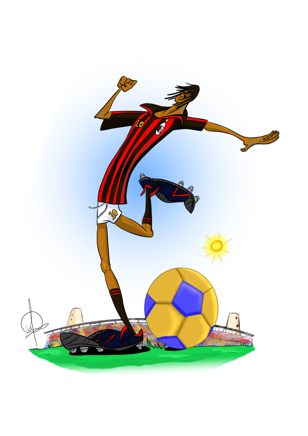 Milanisti Indonesia Sezione Sidoarjo: Gullit Cartoon