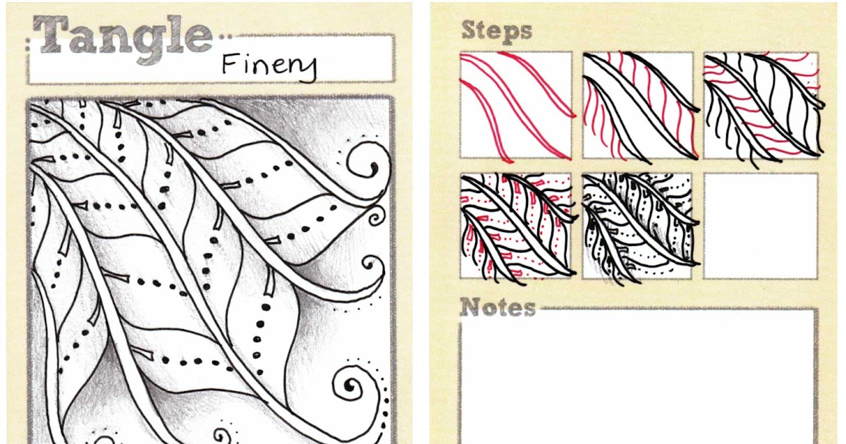 BEEZ in the Belfry: Tangle of the Week - Finery