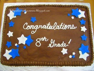 BabyCakes: 8th Grade Graduation Cake
