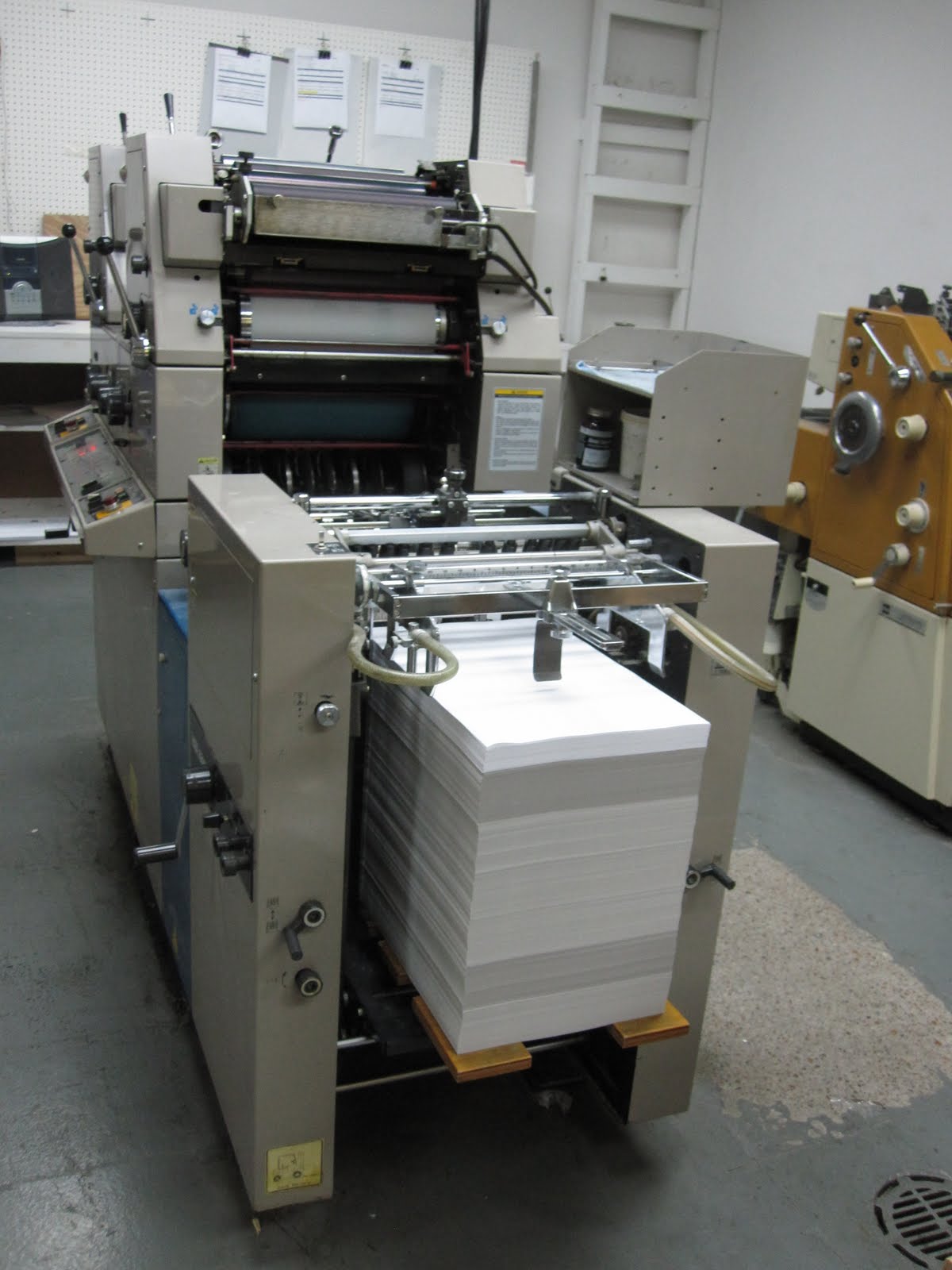 The Executive Pressman: Traditional printing presses: real examples