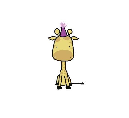 Happy Giraffe Gif