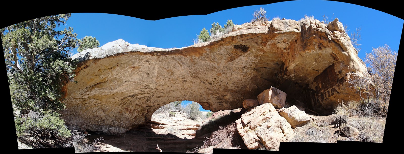 Janie and Steve, Utah Trails: Tabby Mountain's Natural Bridge
