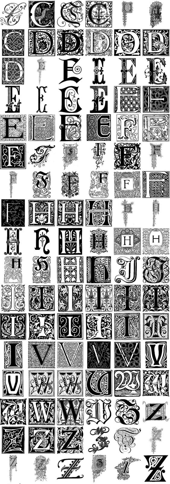 Art Images: Pepin Press - 1000 Decorated Initials
