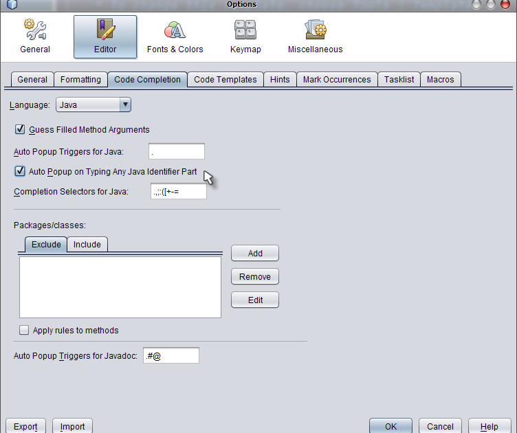 Auto Popup Code Completion In Netbeans Messages From Mrhaki
