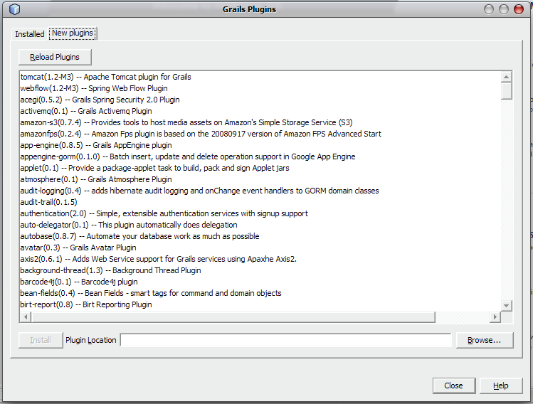 Installing Grails Plugins In Netbeans Messages From Mrhaki