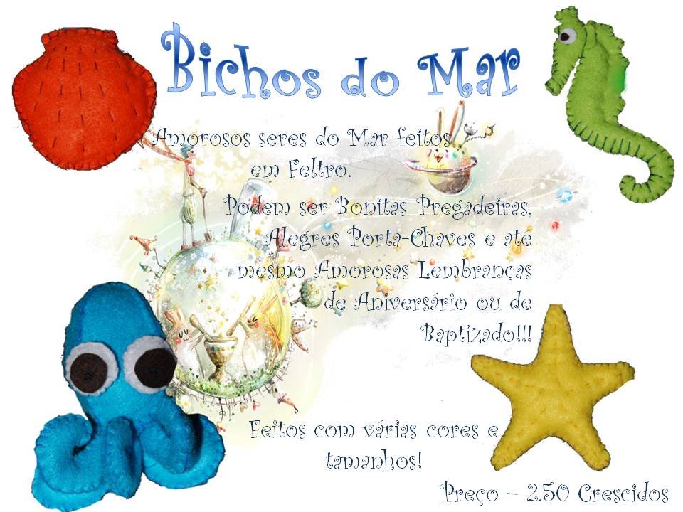 Gente-Crescida: Bichos do Mar