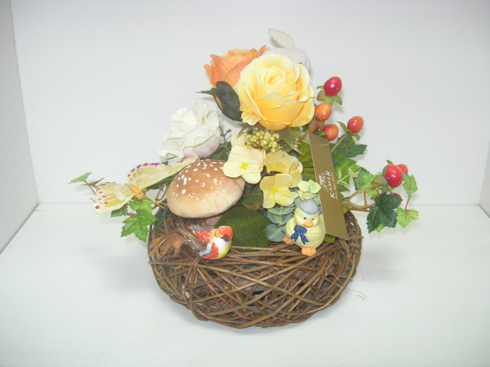 Kamar Flora - My Floral Creation: Bird Nest Flower Decor