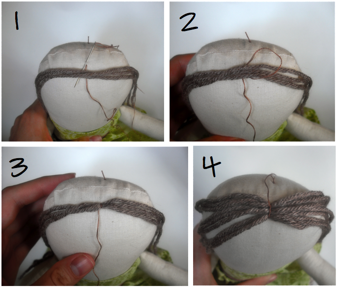 BeccaMarie Designs: How To - doll hair tutorial