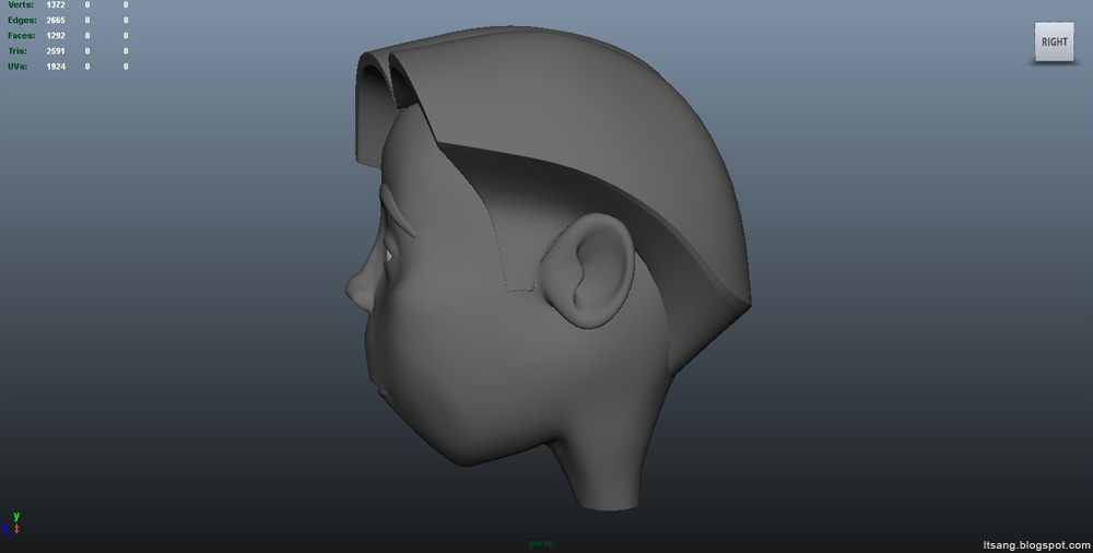 Leo Tsang Cg Arts And Animation Maya Character Workshop 02 Head