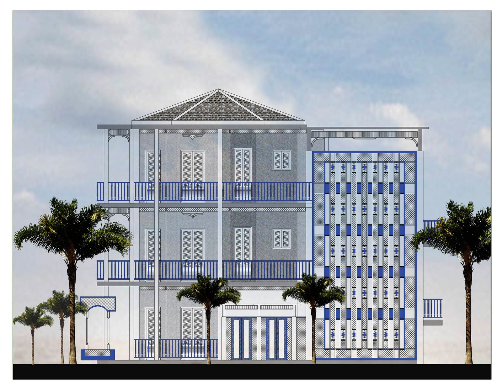 Moment Space: Colonial Style Concept,.