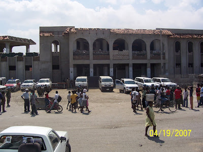 Cite Soleil Children: April Pictures: Cleaning up, Haitian Police Cheif ...