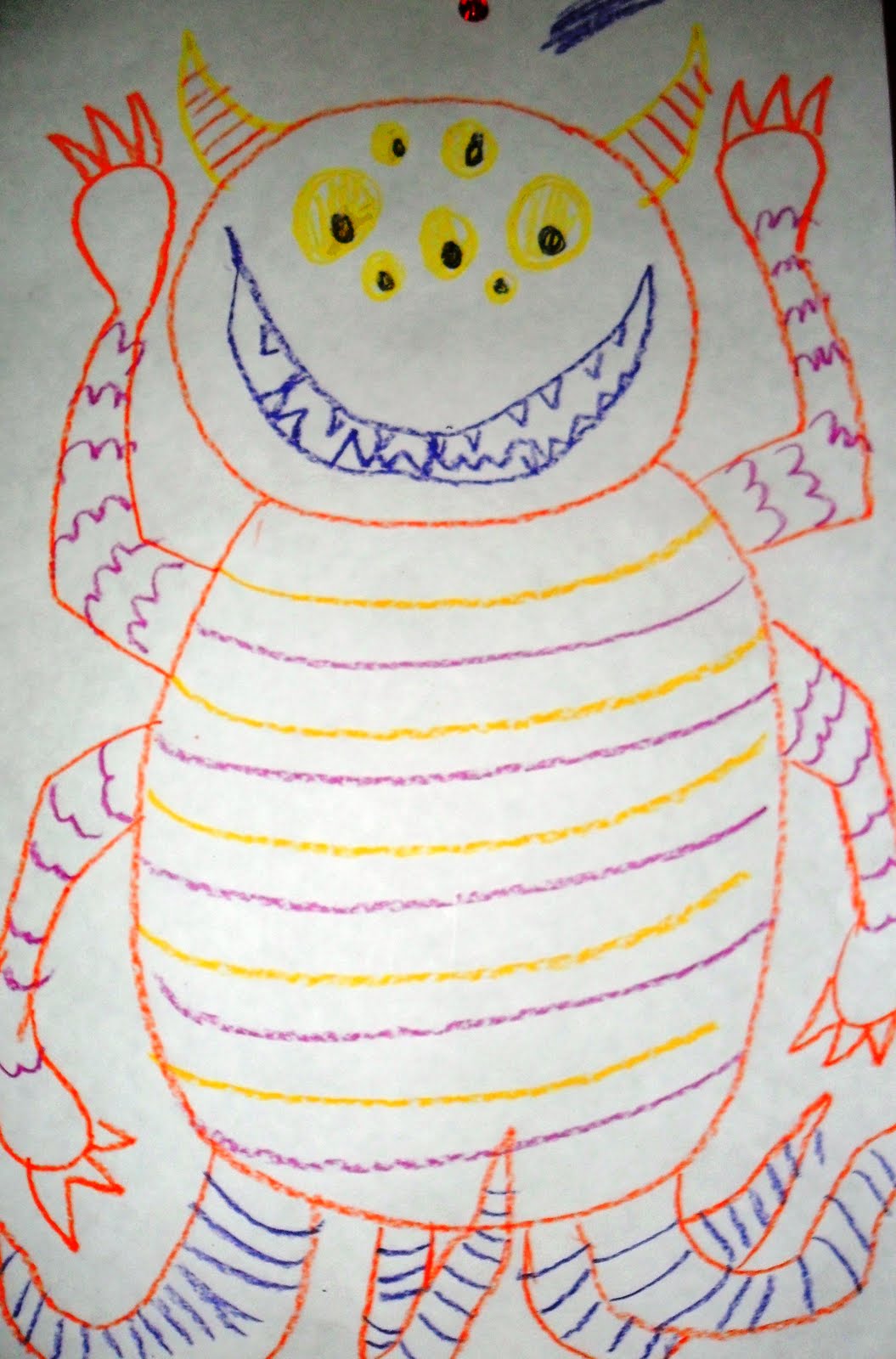 draw, paint, and cut: 2nd Grade: Monster Collage