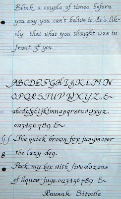 The art of beautiful handwriting: Future Calligraphers, Before & After ...