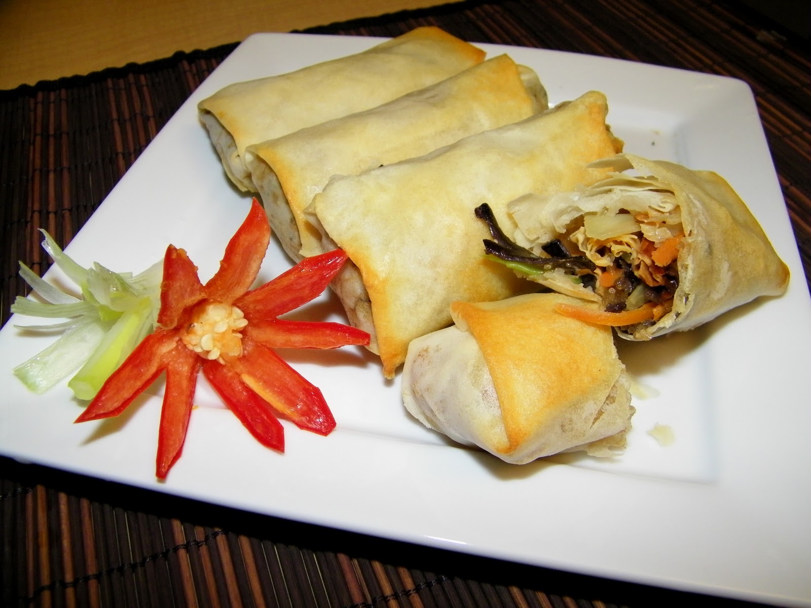 Little Bellevue Kitchen: Baked Cabbage Spring Roll