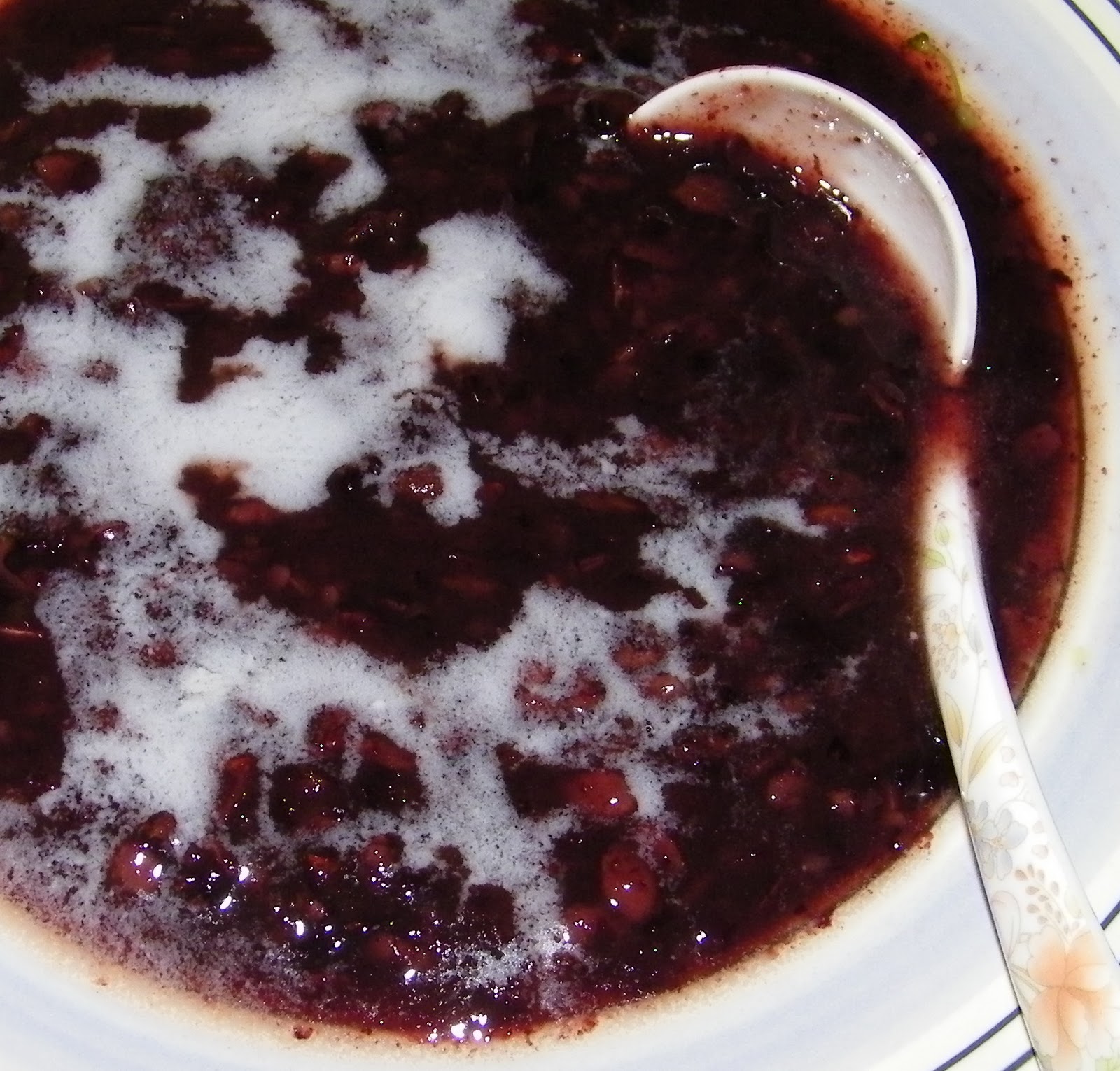 Little Bellevue Kitchen: Black Glutinous Rice Dessert