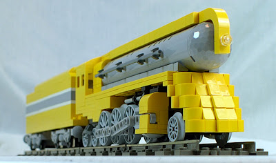 LEGO MOC: Hudson class steam locomotive with Henry Dreyfuss inspired ...