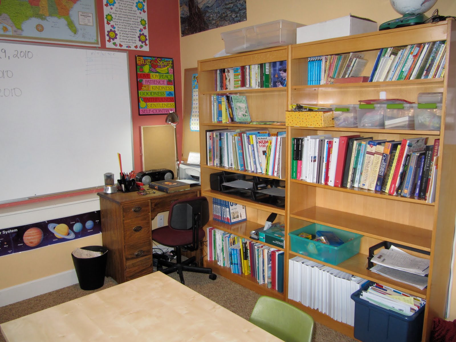 HOMESCHOOL NINJAS: Our Basement Homeschool Room