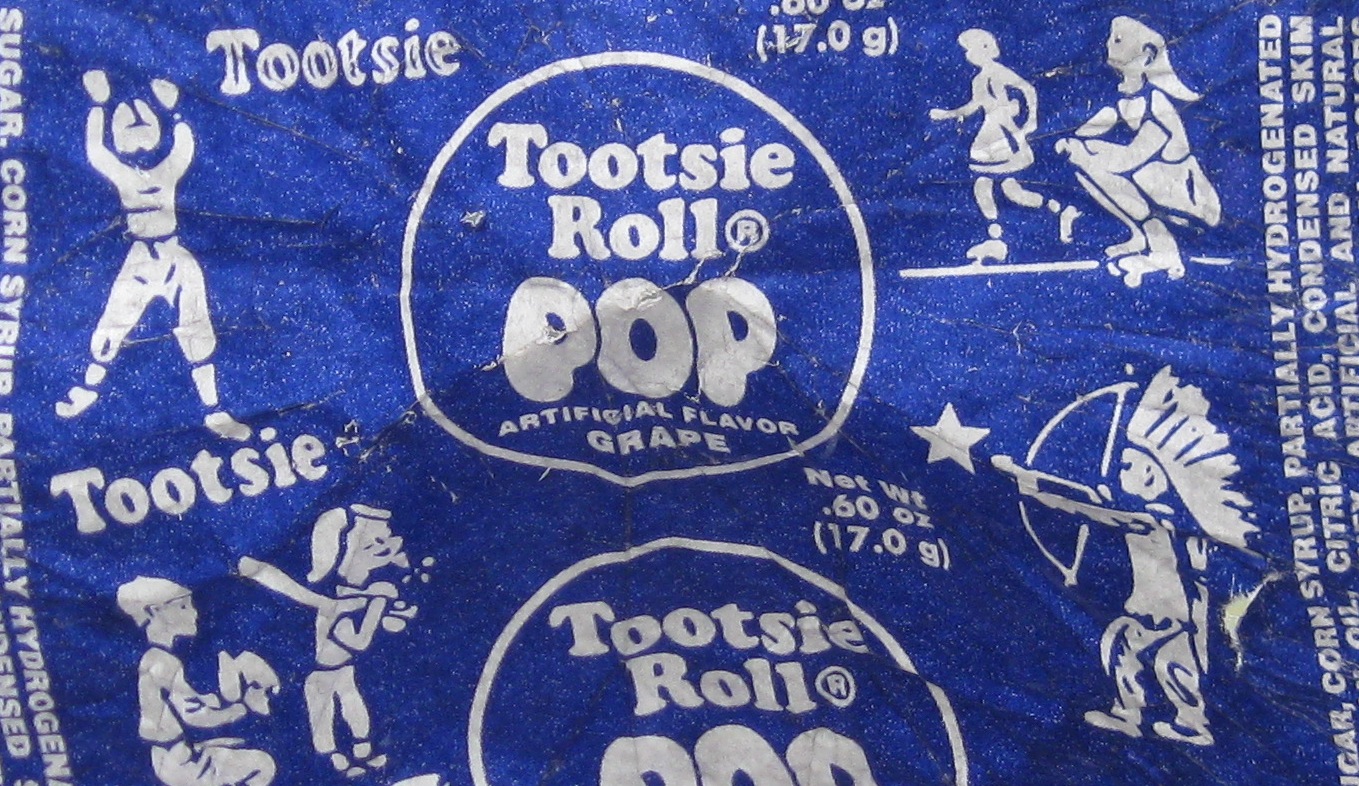 Postcards from Up North: Tootsie Roll Pop Wrappers