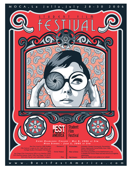 Poster Event: Student Film FESTIVAL Poster Design 2006