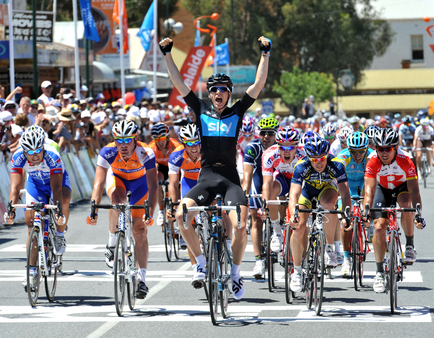 The Rainbow Jersey: Ben Swift avoids the carnage to win stage 2 of the ...