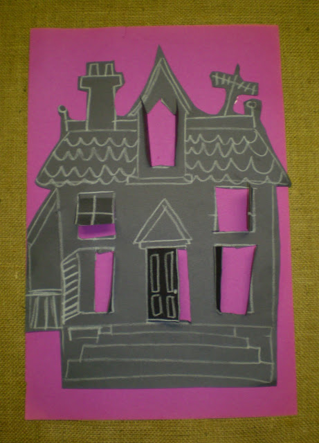 Jarvis House: Haunted House Halloween Craft for Kids