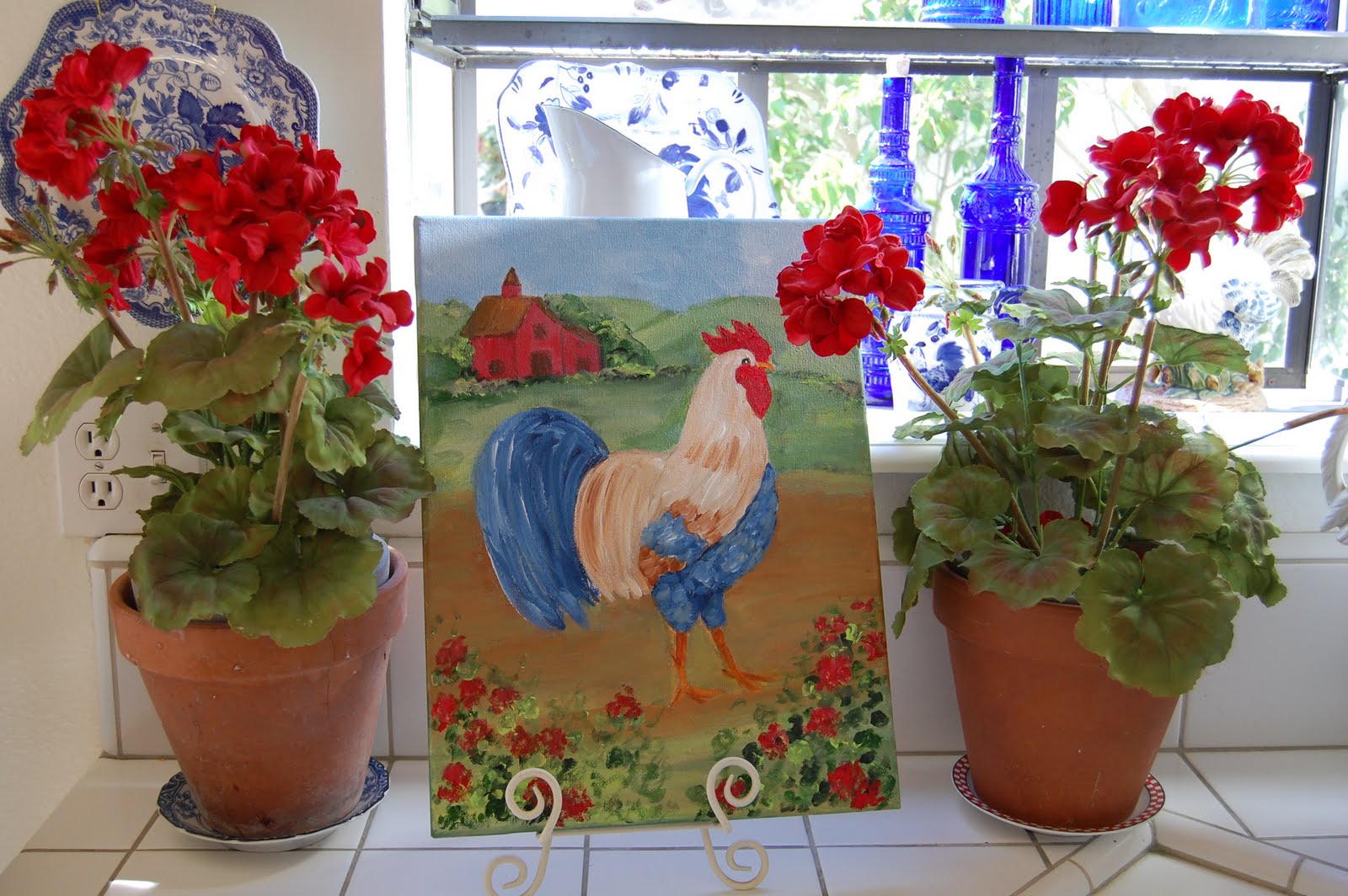 My Painted Garden: Let's Paint a Rooster