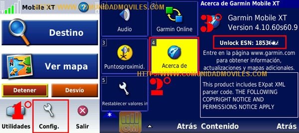 Nokia N95 con el programa que utilizan los GPS famosos "Garmin" | EL ...