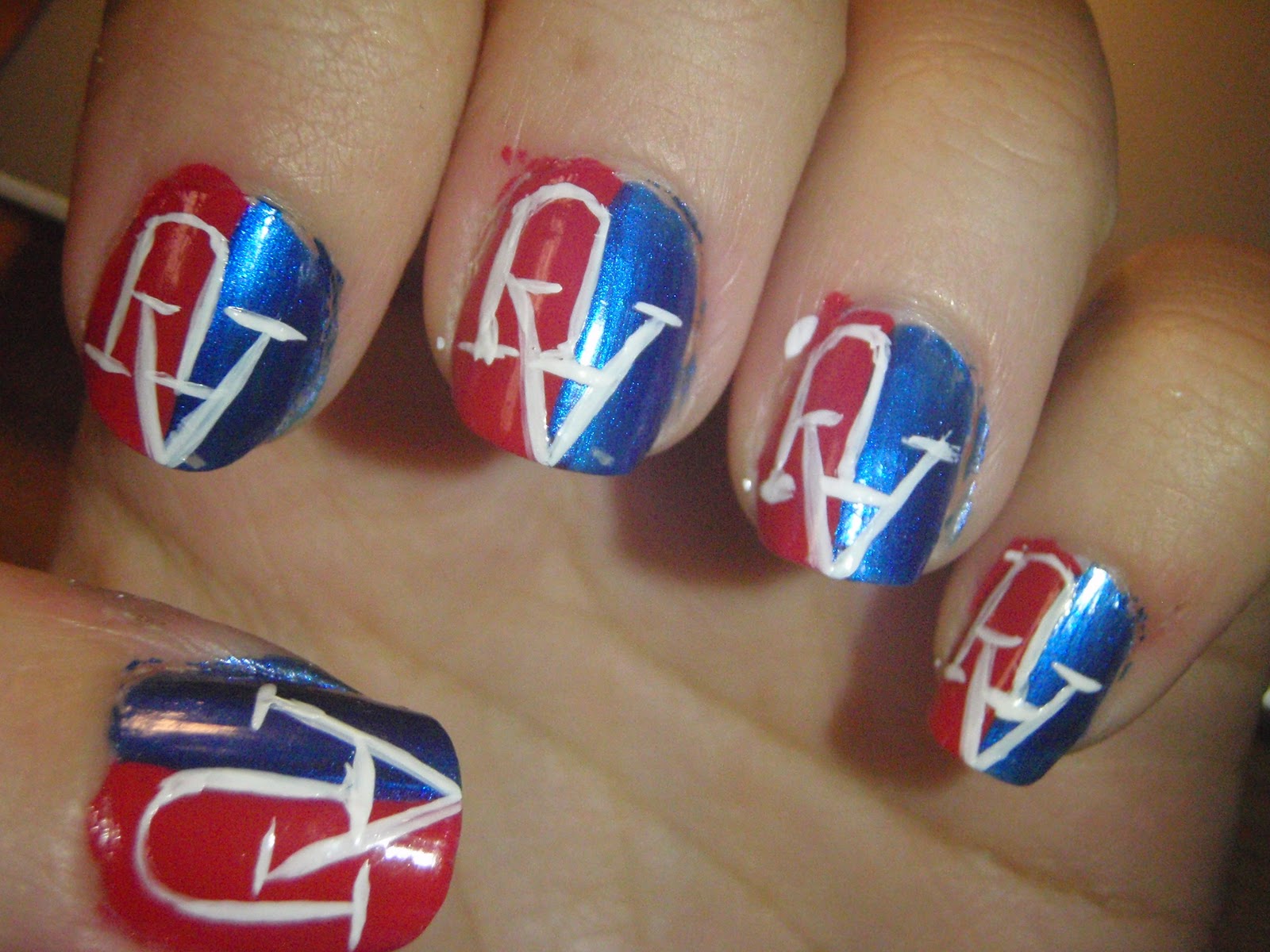 Always Look Cute: American University Nails