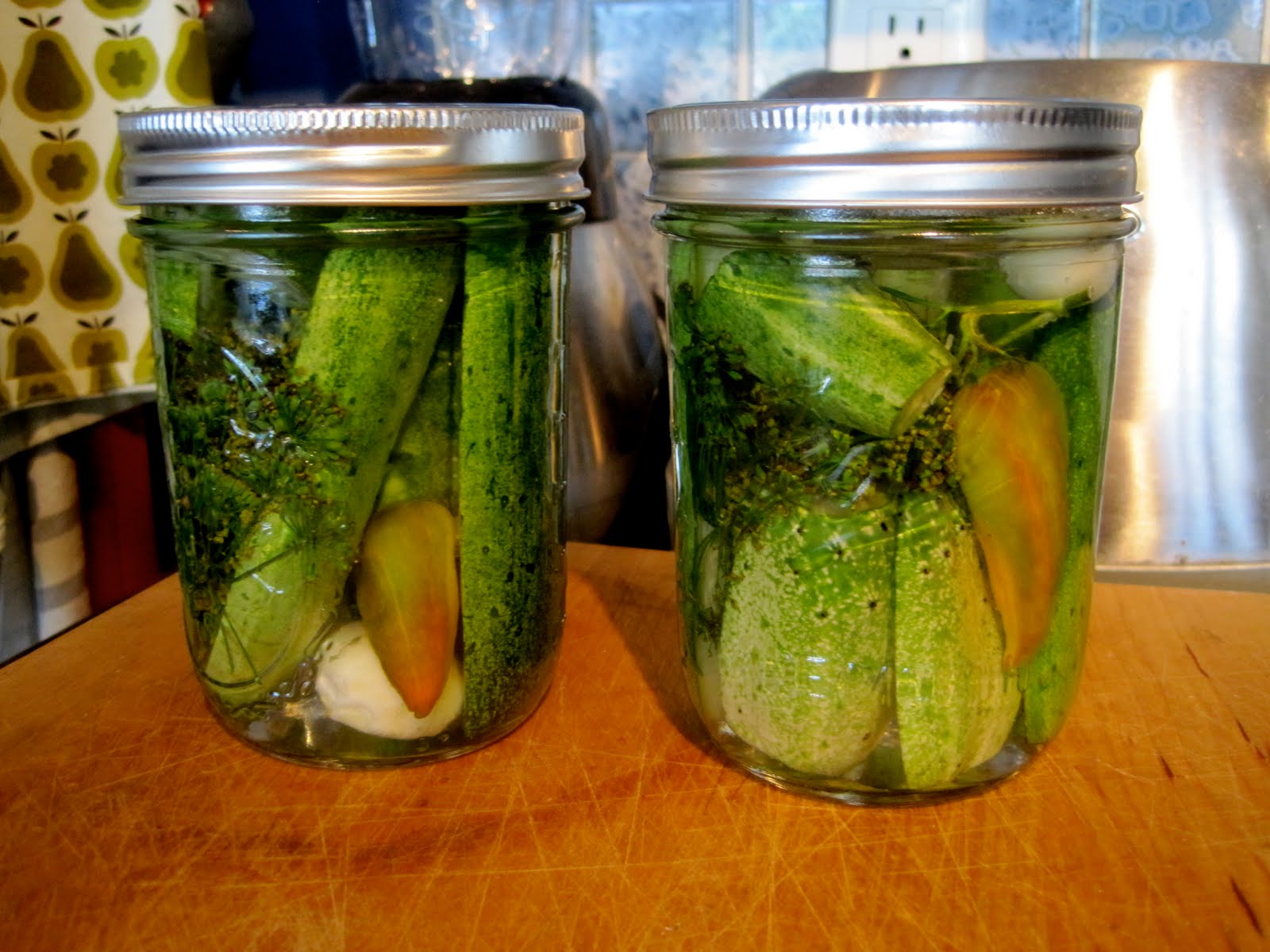 garden now - think later! : Erin's Refrigerator Pickle Recipe