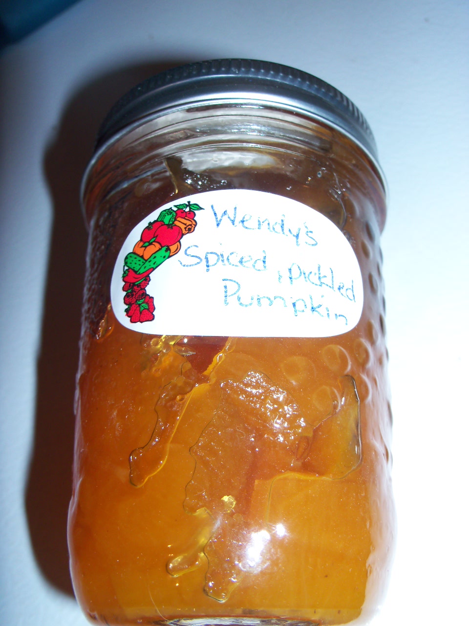 rainbowwritimages: Spiced, pickled pumpkin