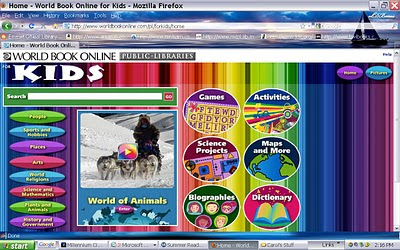 Emmet O'Neal Library Children's Department: World Book Kids