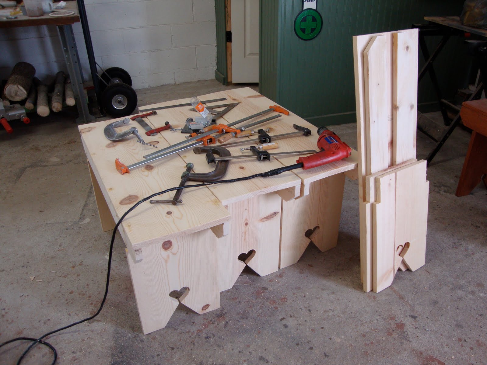 Mannie wants you to see this: My 5 (and a half) board benches