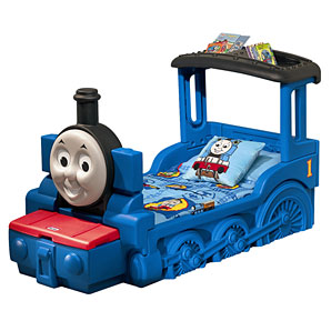 Thomas the Train Toddler bed: Thomas the tank Engine four poster bed canopy
