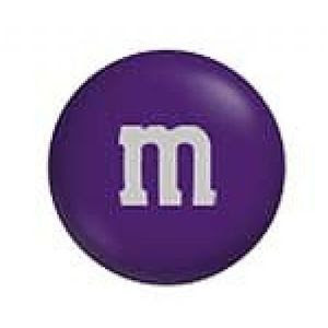 Mariah's blog: purple M&M logo
