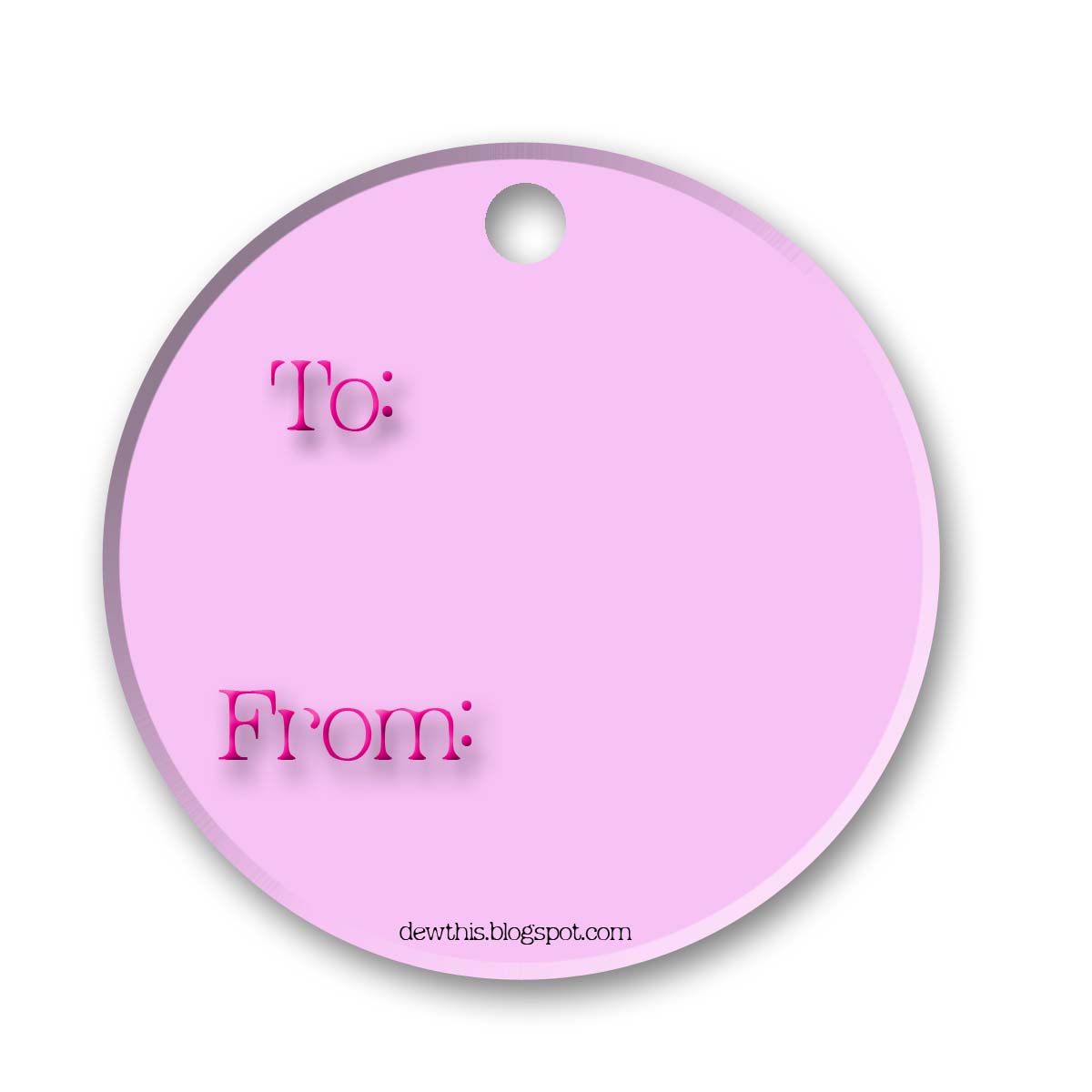 DewTHIS: Baby Boy and Baby Girl Gift Tags