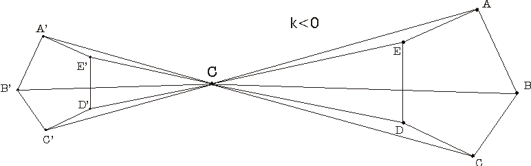 Math 3: 3.4. Determinar los resultados de una homotecia cuando la razón ...