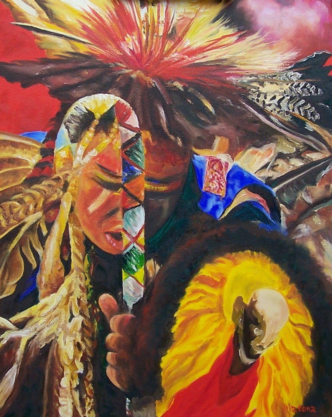 Maeona's Artwork: Native American Dancer